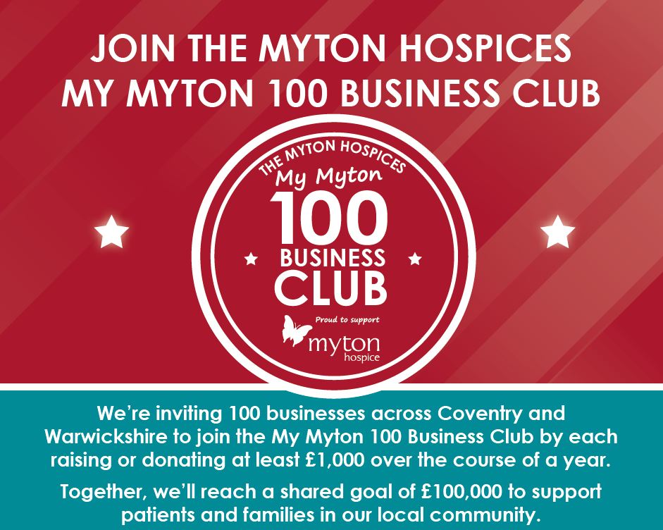 The Myton Hospices - Fundraising - My Myton 100 Business Club